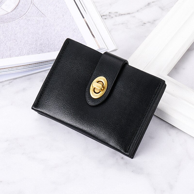 Olives Turn Lock Wallet