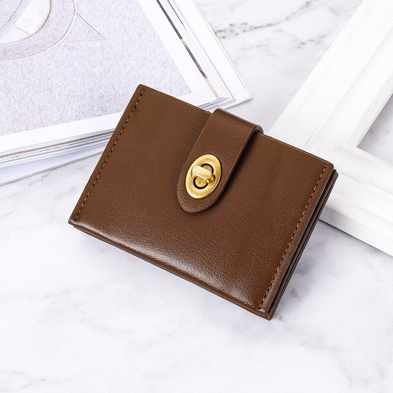 Olives Turn Lock Wallet